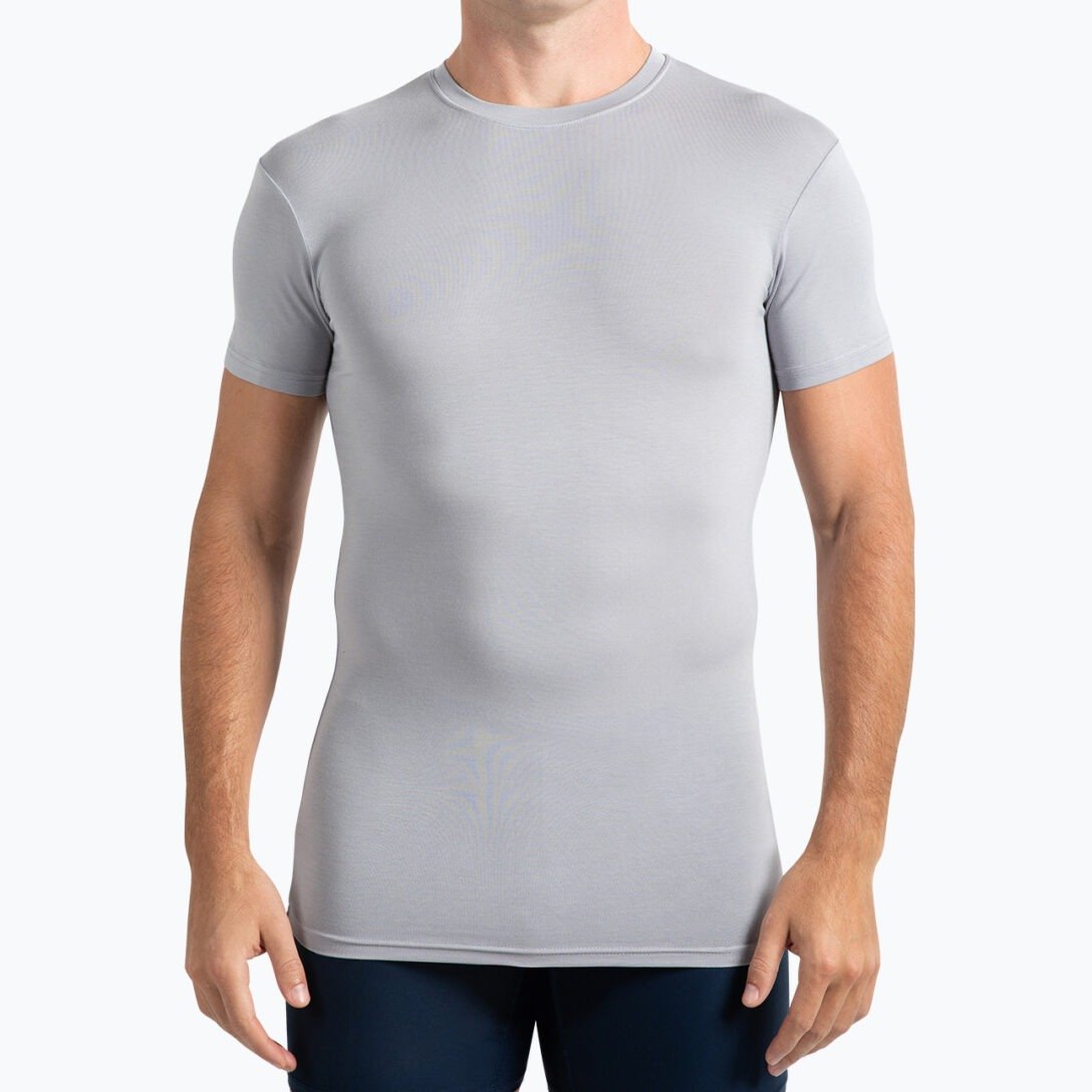 Gray Crew Neck Undershirt // UnderFit